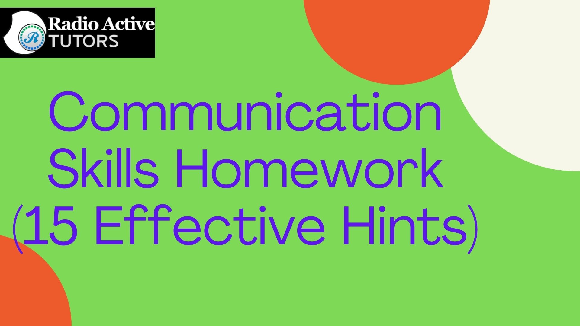 Communication Skills Homework 15 Effective Hints Communication Skills Homework 15 Effective Hints
