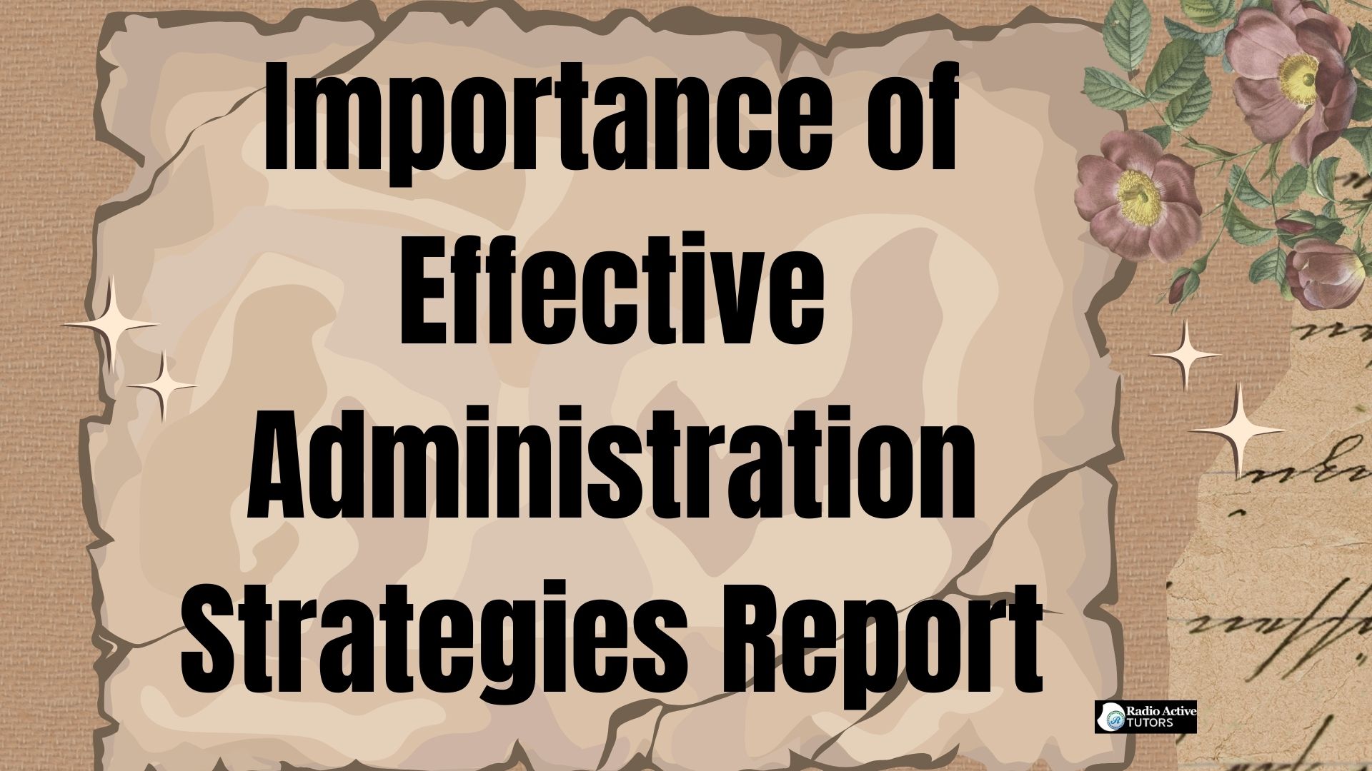 Successful business Administration Strategies Repo